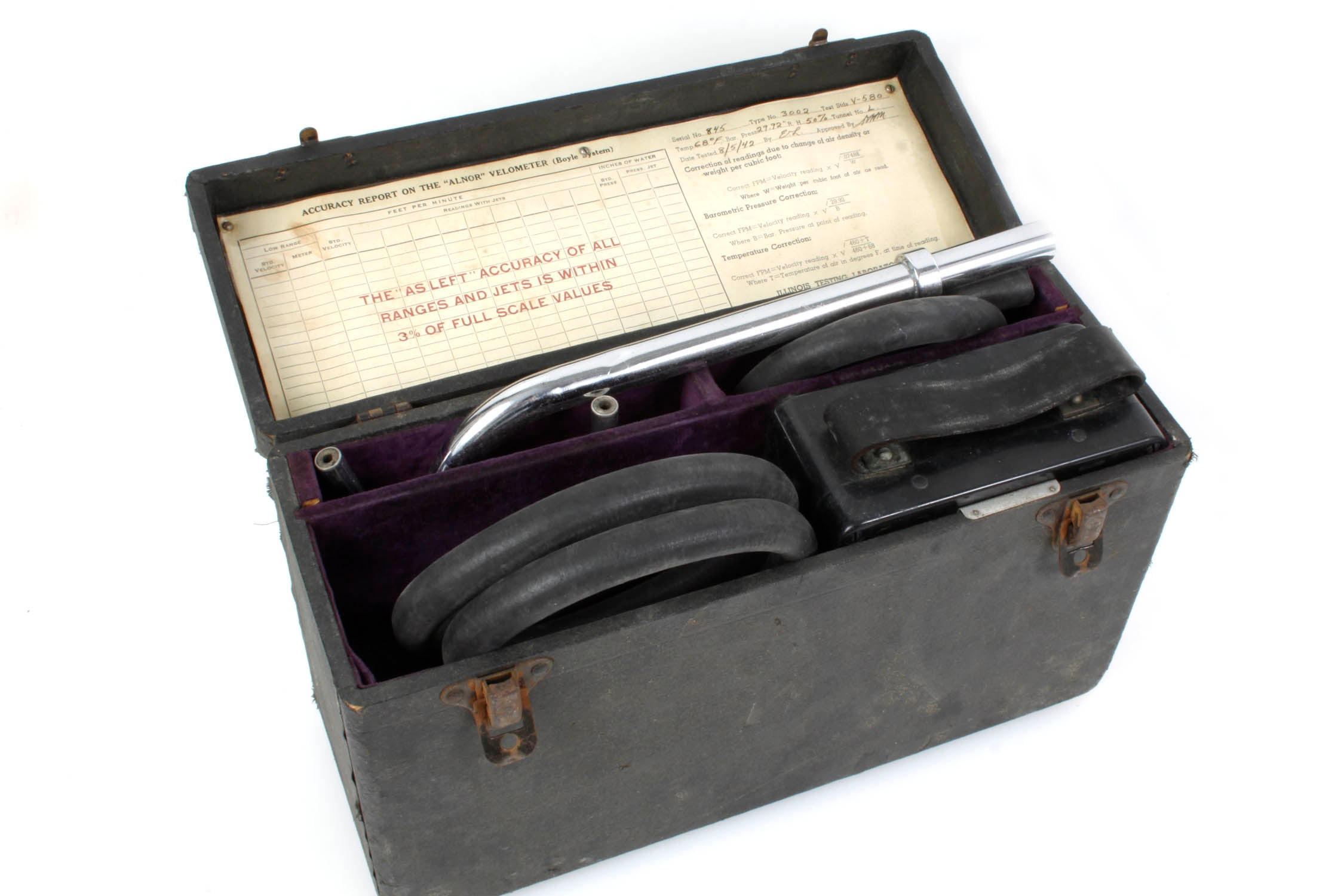 Vintage Alnor No. 27265 Velometer, Type 3002 In Box – Bernie's Photo