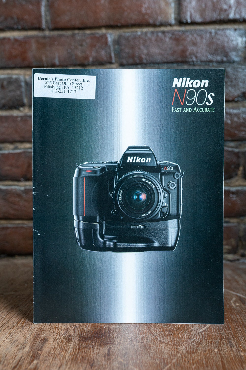 Nikon N90s Camera Brochure Guide - Fast and Accurate – Bernie's Photo